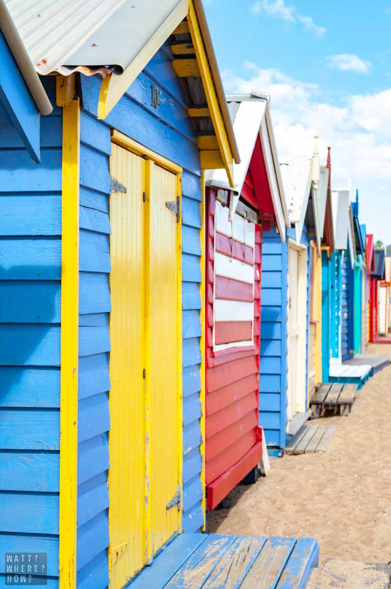 The Brighton Beach Huts Melbourne, experience the colorful and iconic ...